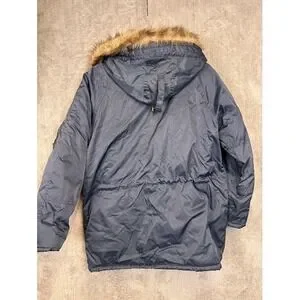 jcpenney | Jackets & Coats | Vintage Jcpenney Navy Blue Snorkel Parka ...